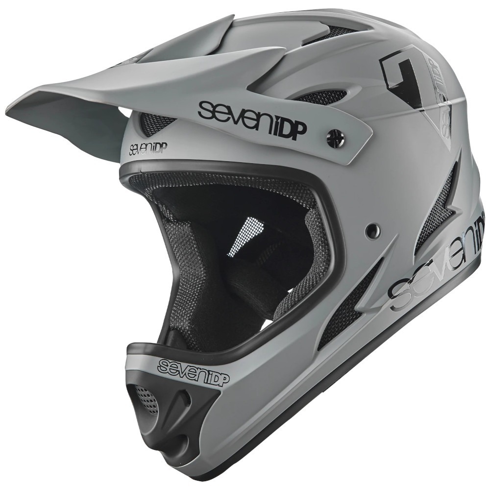 Kask Rowerowy Fullface 7iDP M1 Youth Szary Rowertour