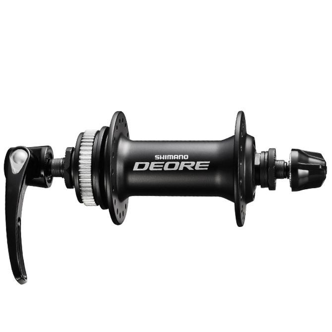 Shimano HB M615 Deore piasta przednia Center Lock czarna - 36H - Rowertour.com
