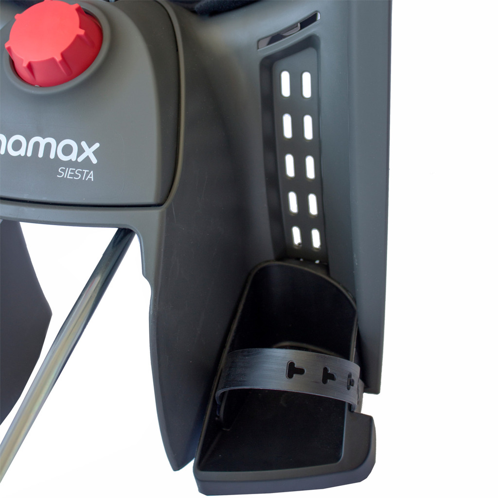 Fotelik rowerowy Hamax Siesta szaro-czarny + adapter na ramę ...