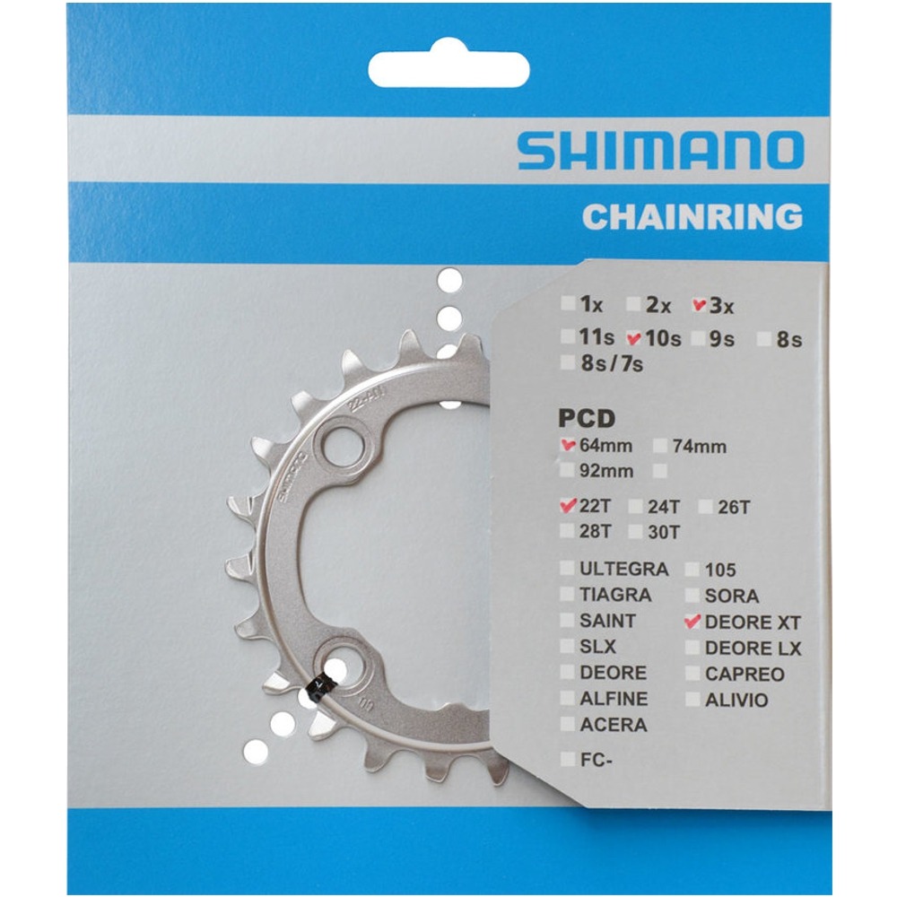 Tarcza mechanizmu korbowego Shimano Deore XT FC-M782 - 22T - Rowertour.com