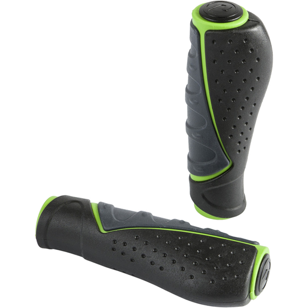 Gripy Accent Comfort 3D czarno-zielone - 92mm - Rowertour.com