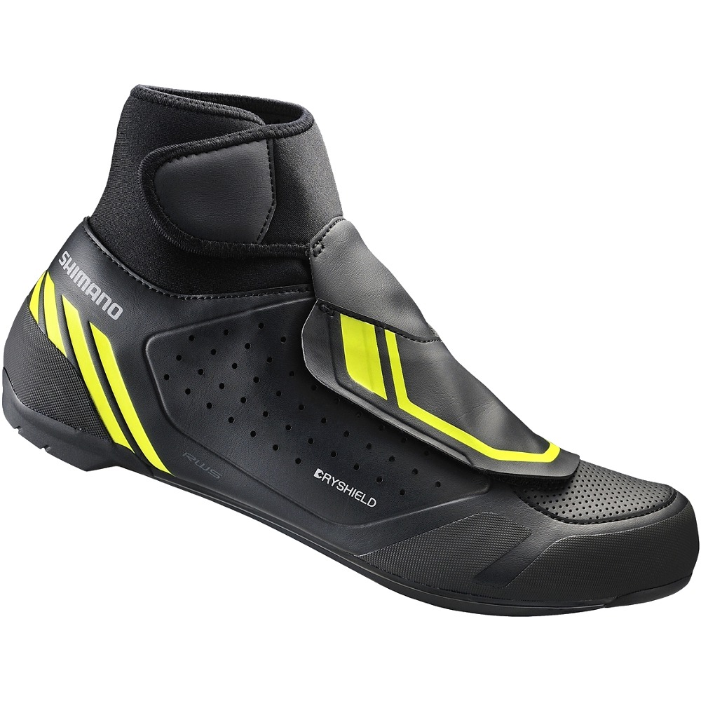 Buty szosowe zimowe Shimano SH-RW500 czarno-żółte - 45 - Rowertour.com