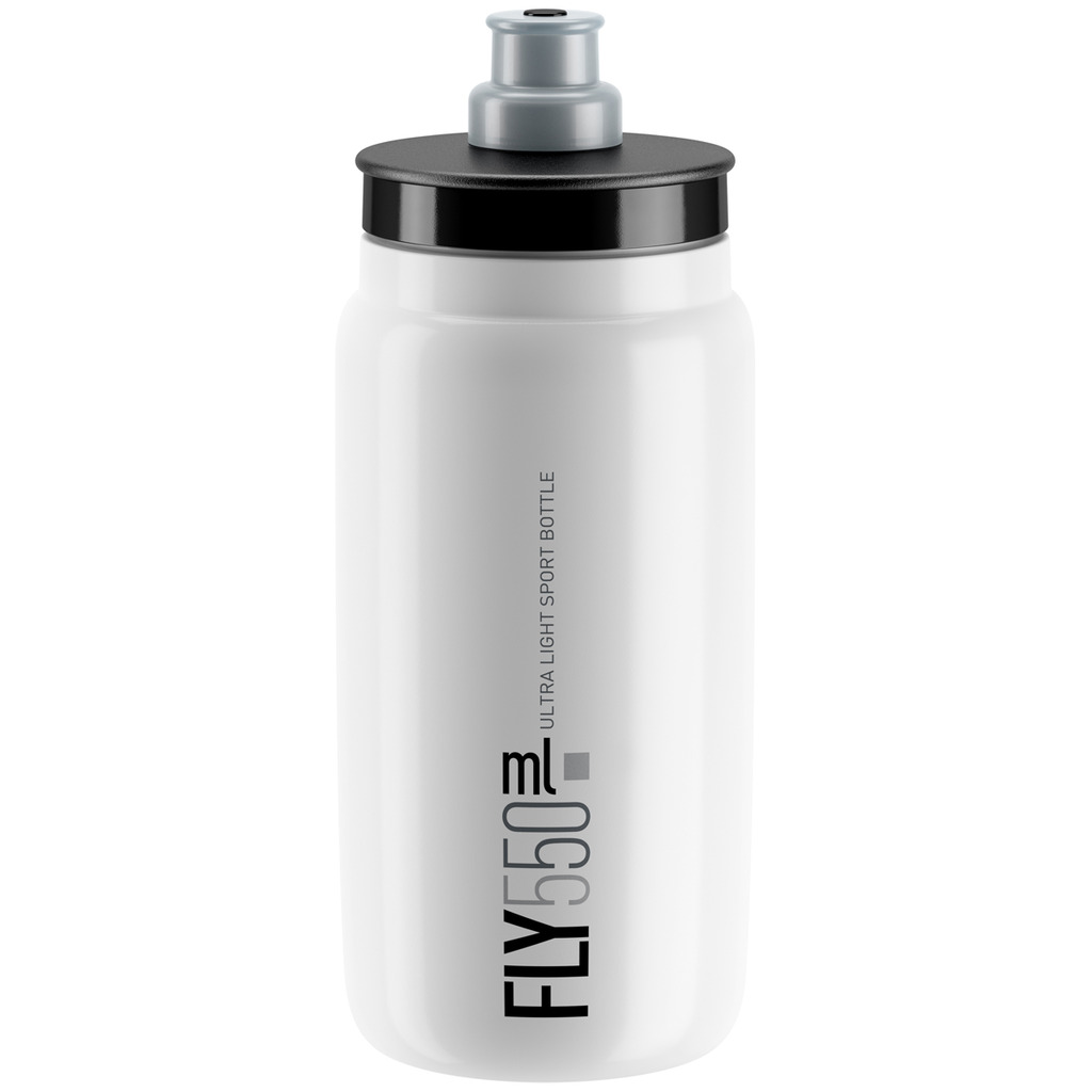 Elite Fly Bidon biało szary 550ml - Rowertour.com