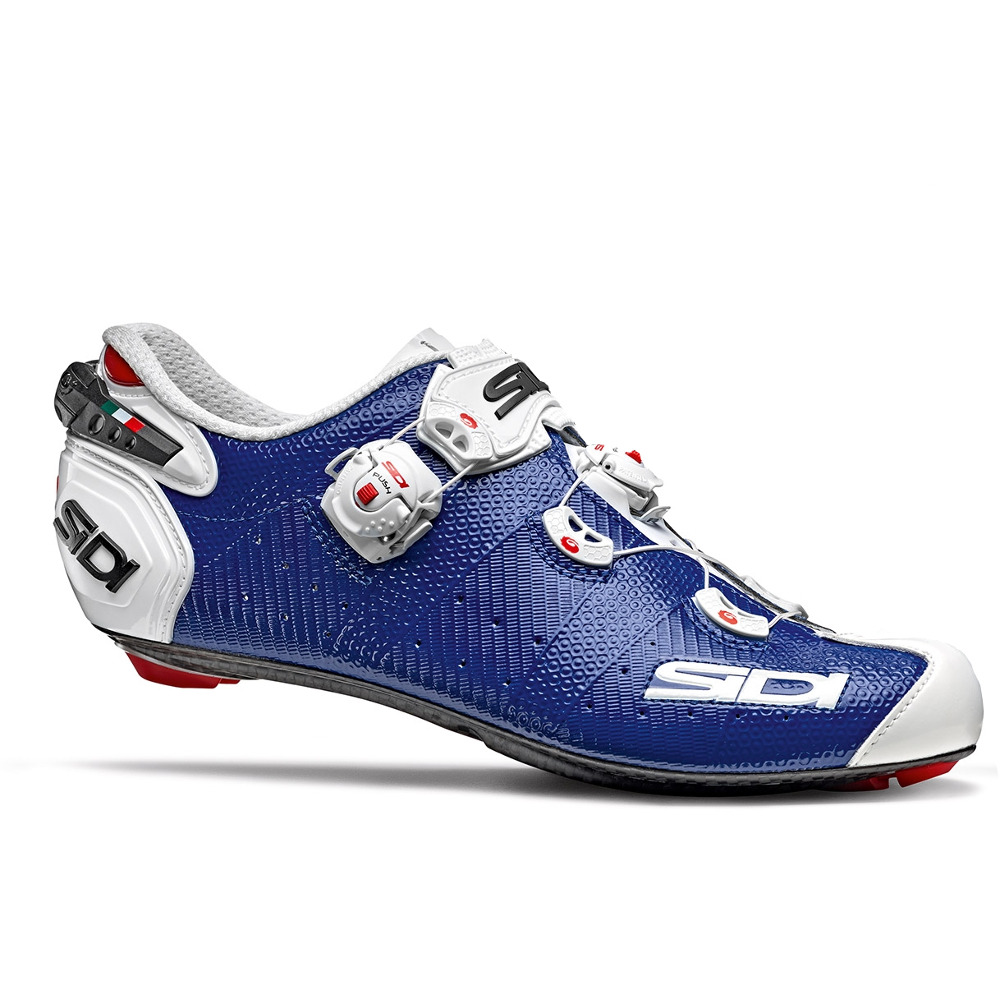 Buty szosowe Sidi Wire 2 Carbon Air niebiesko-białe - 43,5 - Rowertour.com