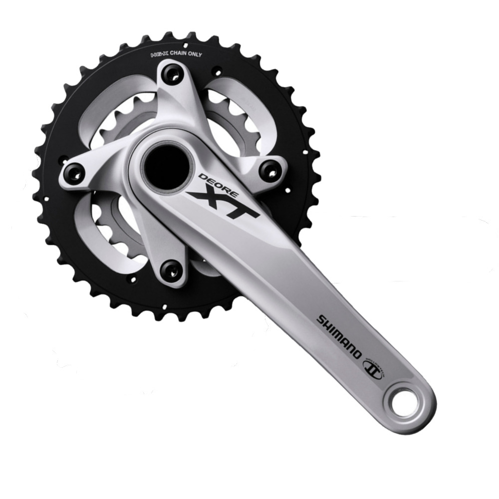 Mechanizm korbowy Shimano Deore XT FC-M785 srebrny - 38x24 175mm - Rowertour.com