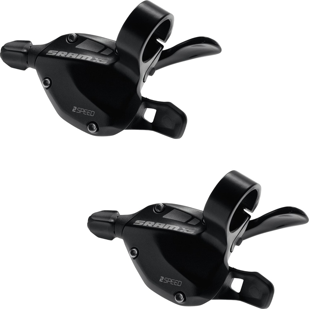 SRAM X5 Trigger Manetka dźwignia przerzutki 2x10rz. para czarne ...