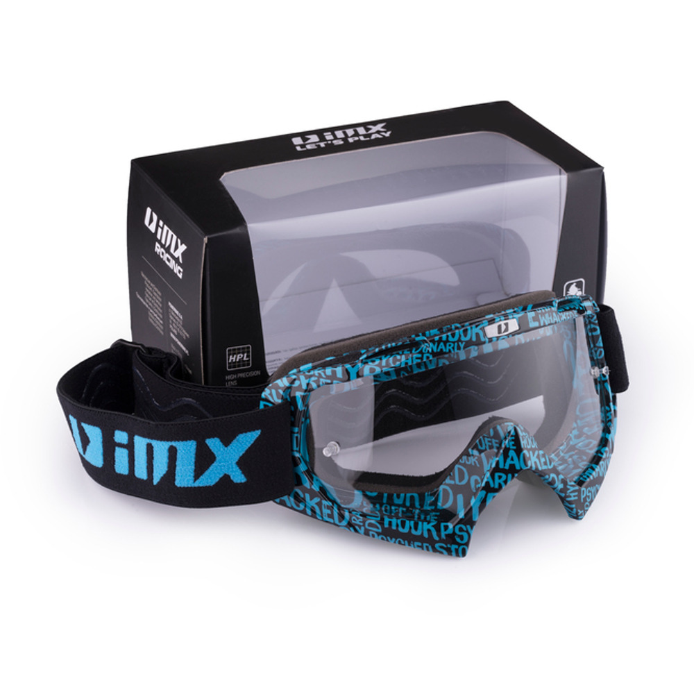 Gogle IMX Mud Graphic niebieskie - Rowertour.com