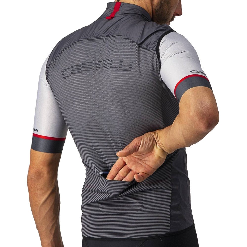 Kamizelka rowerowa Castelli Aria antracytowa - XXL - Rowertour.com