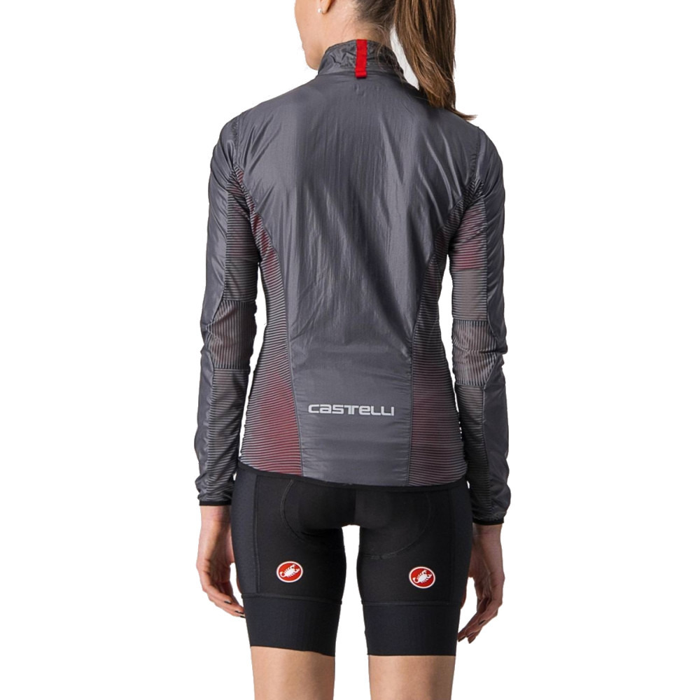Kurtka rowerowa damska Castelli Aria Shell antracytowa - L - Rowertour.com
