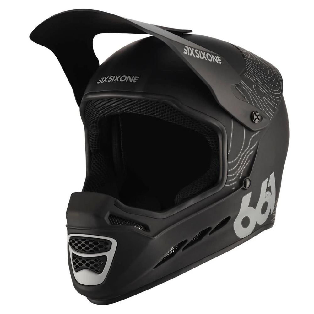 Kask rowerowy Fullface SixSixOne 661 Reset Countur czarny - M ...