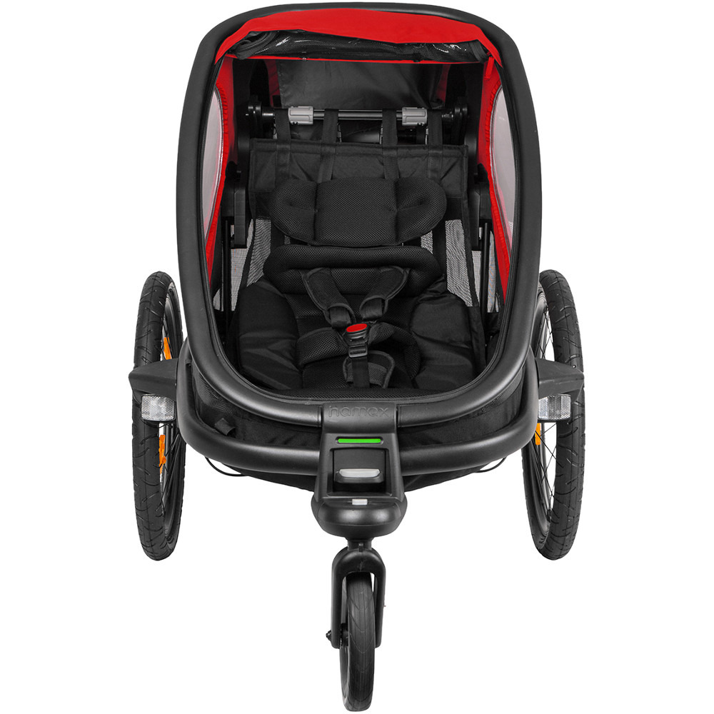 Przyczepka dziecięca Hamax Outback One czerwona - Rowertour.com