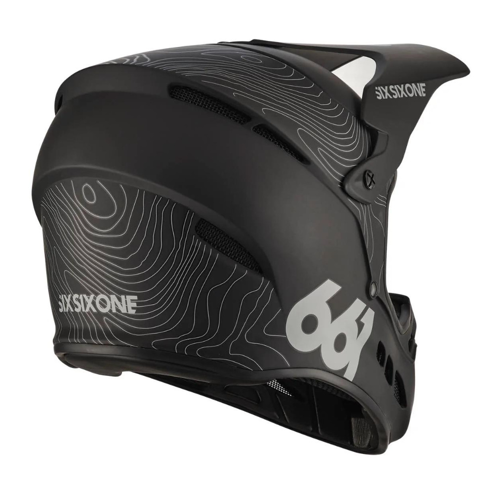 Kask rowerowy Fullface SixSixOne 661 Reset Countur czarny - Rowertour.com