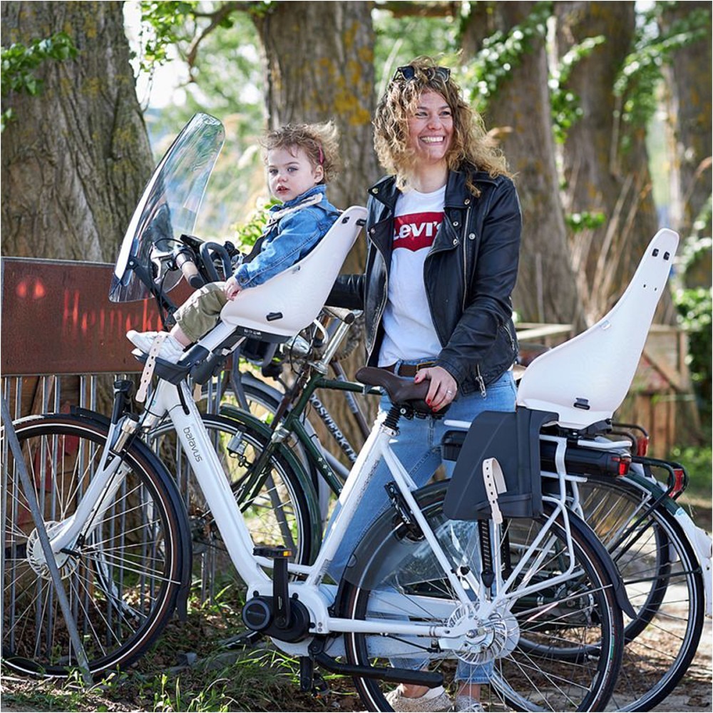 Fotelik na kierownicę Urban Iki biały - Rowertour.com