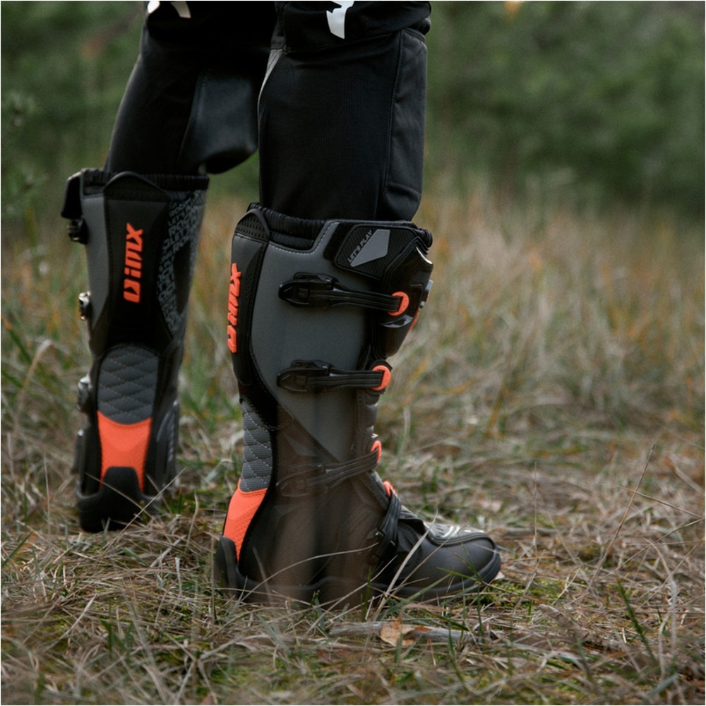 Buty offroad IMX X-Two czarno-pomarańczowe - 47 - Rowertour.com