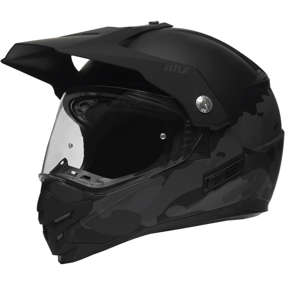 Kask adventure IMX MXT-01 Pinlock Ready czarny camo - Rowertour.com