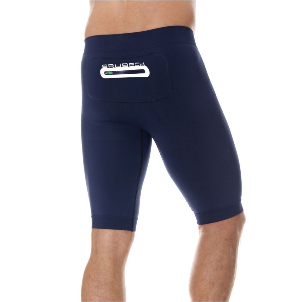 Spodnie 1/2 Brubeck Running Force granatowe - Rowertour.com