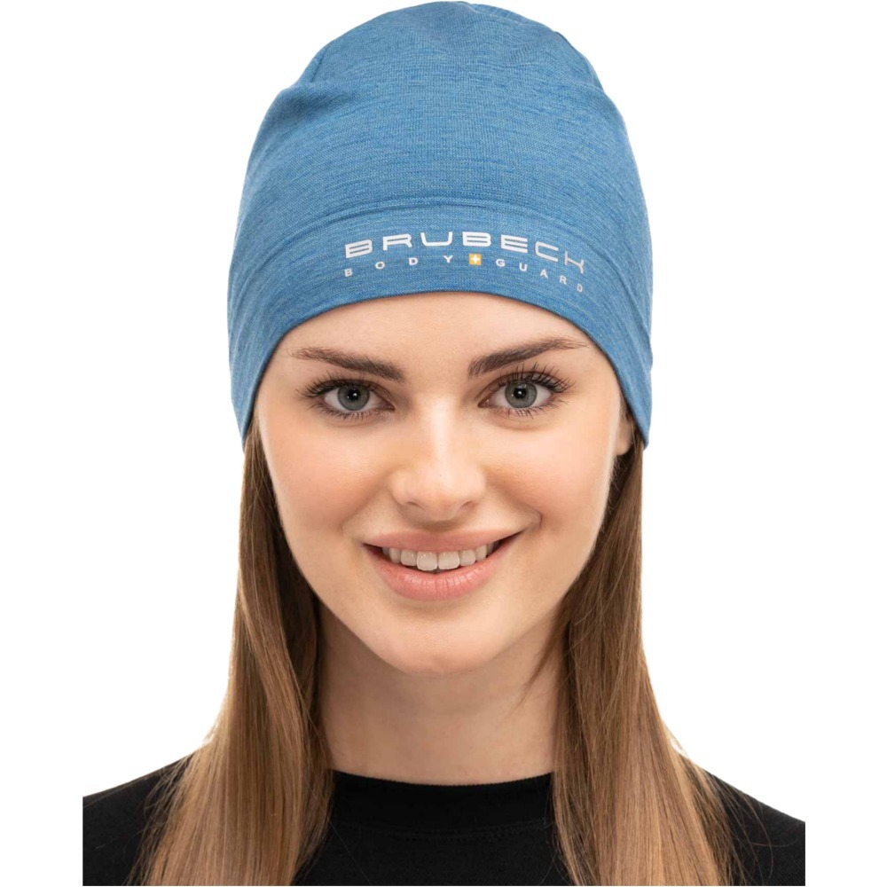 Czapka Brubeck Extreme Wool niebieska - L/XL - Rowertour.com