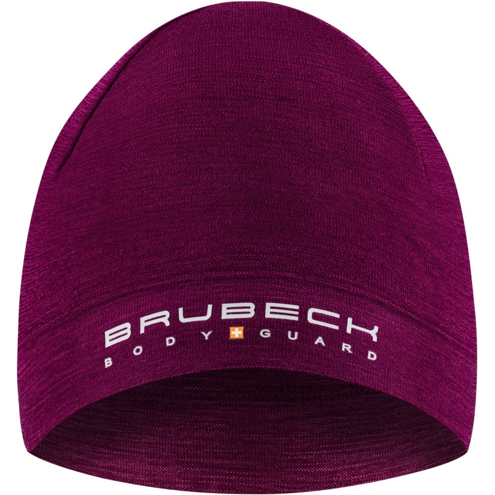 Czapka Brubeck Extreme Wool śliwkowa - L/XL - Rowertour.com