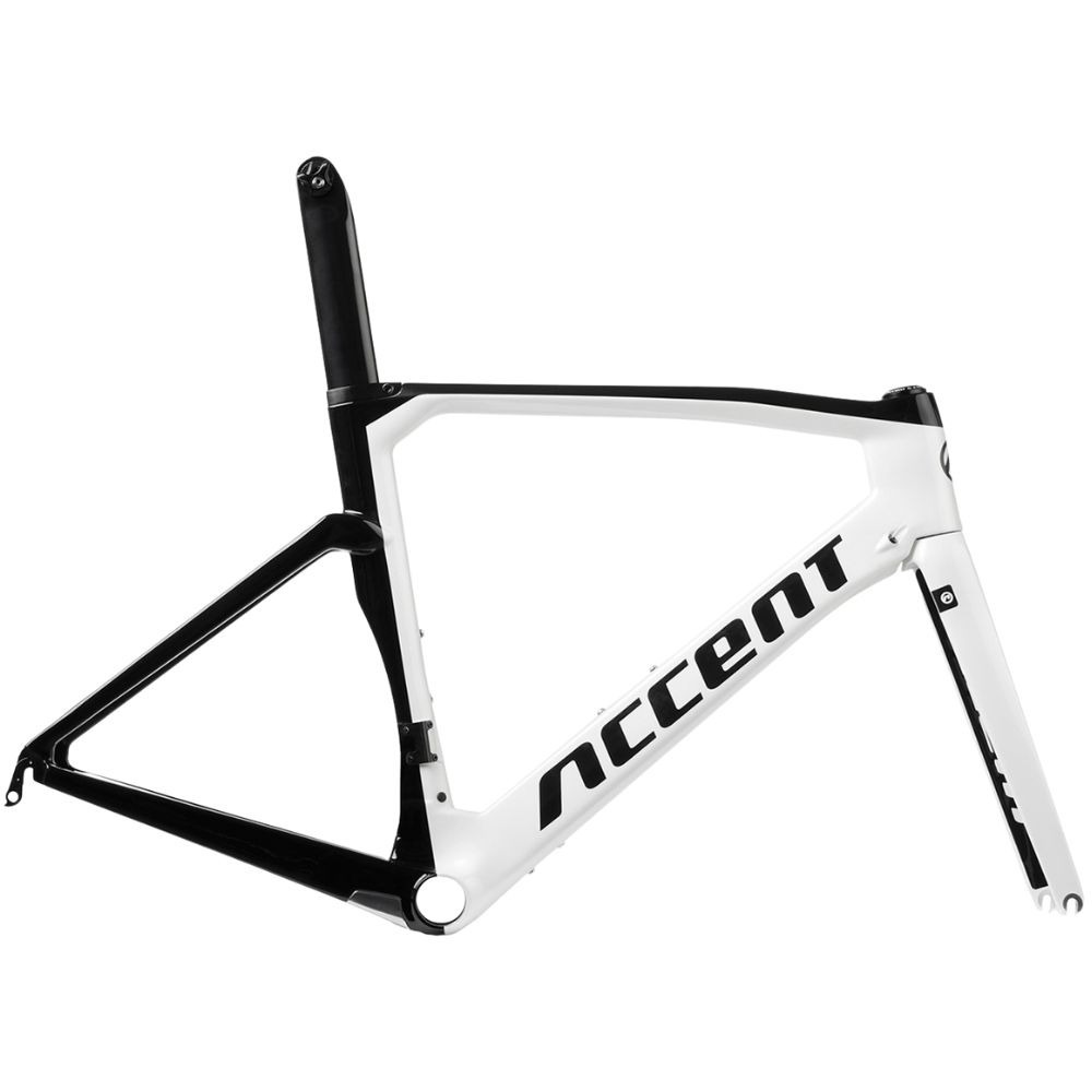 Rama szosowa Accent Cyclone Carbon biała - Rowertour.com