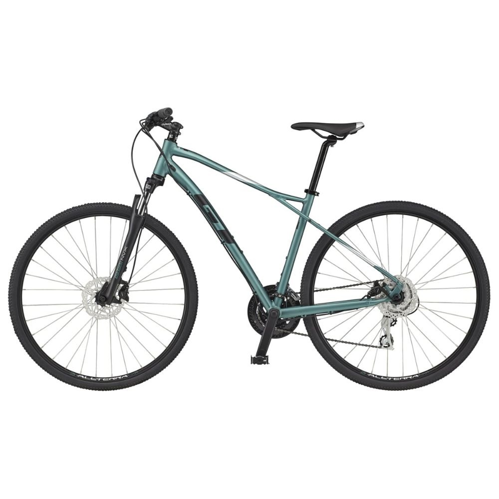 Rower crossowy GT Transeo Elite zielony - 18,5" (M) - Rowertour.com