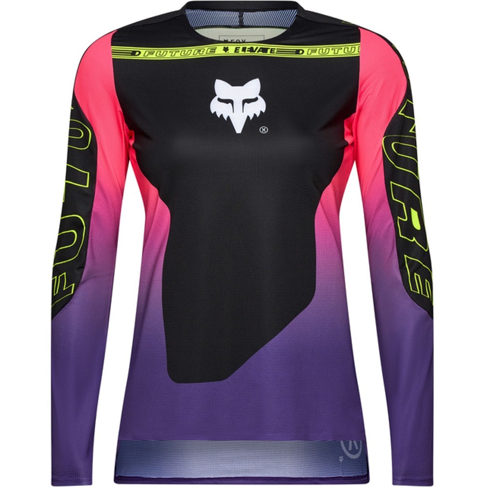 Koszulka rowerowa damska z długim rękawem Fox Flexair Elevated Future ...